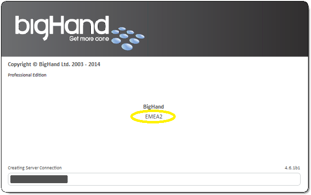 BigHand Professional error on logon ‘The BigHand Server could not log ...