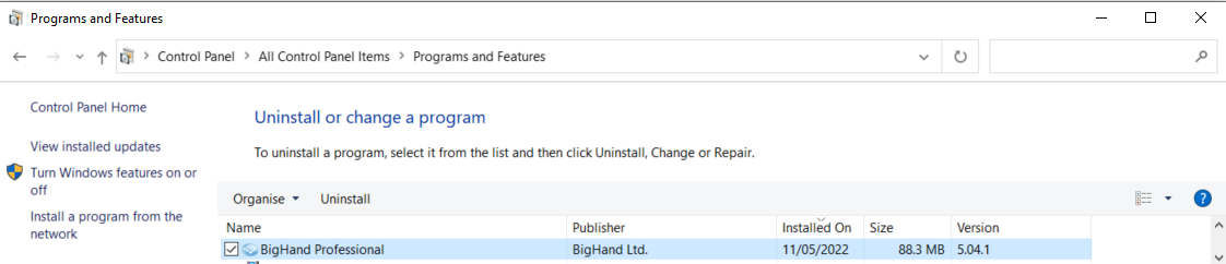 Switching from BigHand Professional (Classic Client) to BigHand Hub