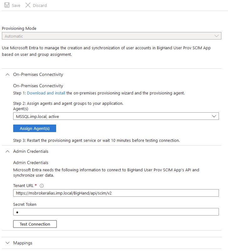 Workflow Management Enterprise (OnPrem) - Entra ID User Provisioning ...