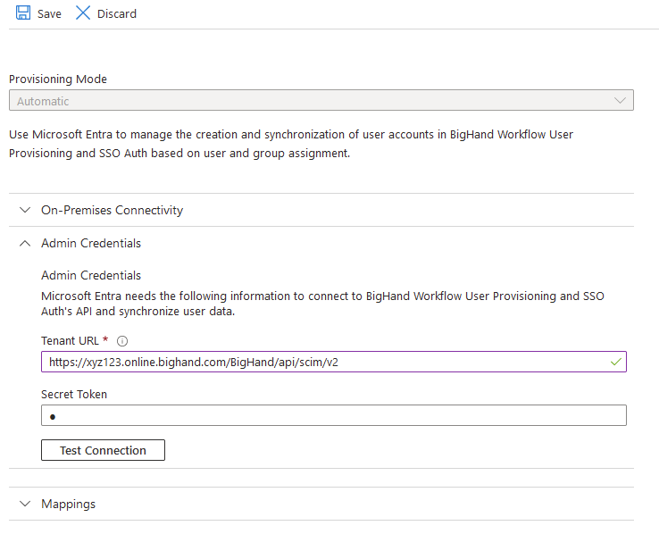 Workflow Management Enterprise (OnPrem) - Entra ID User Provisioning and SSO Authentication Setup