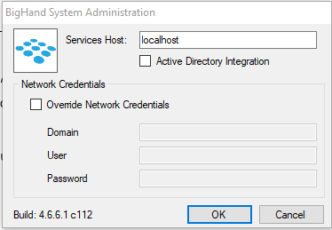 How to enable/disable Active Directory log in for the BigHand System Administration