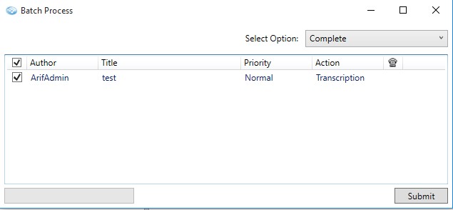 How To Use Batch Process 
